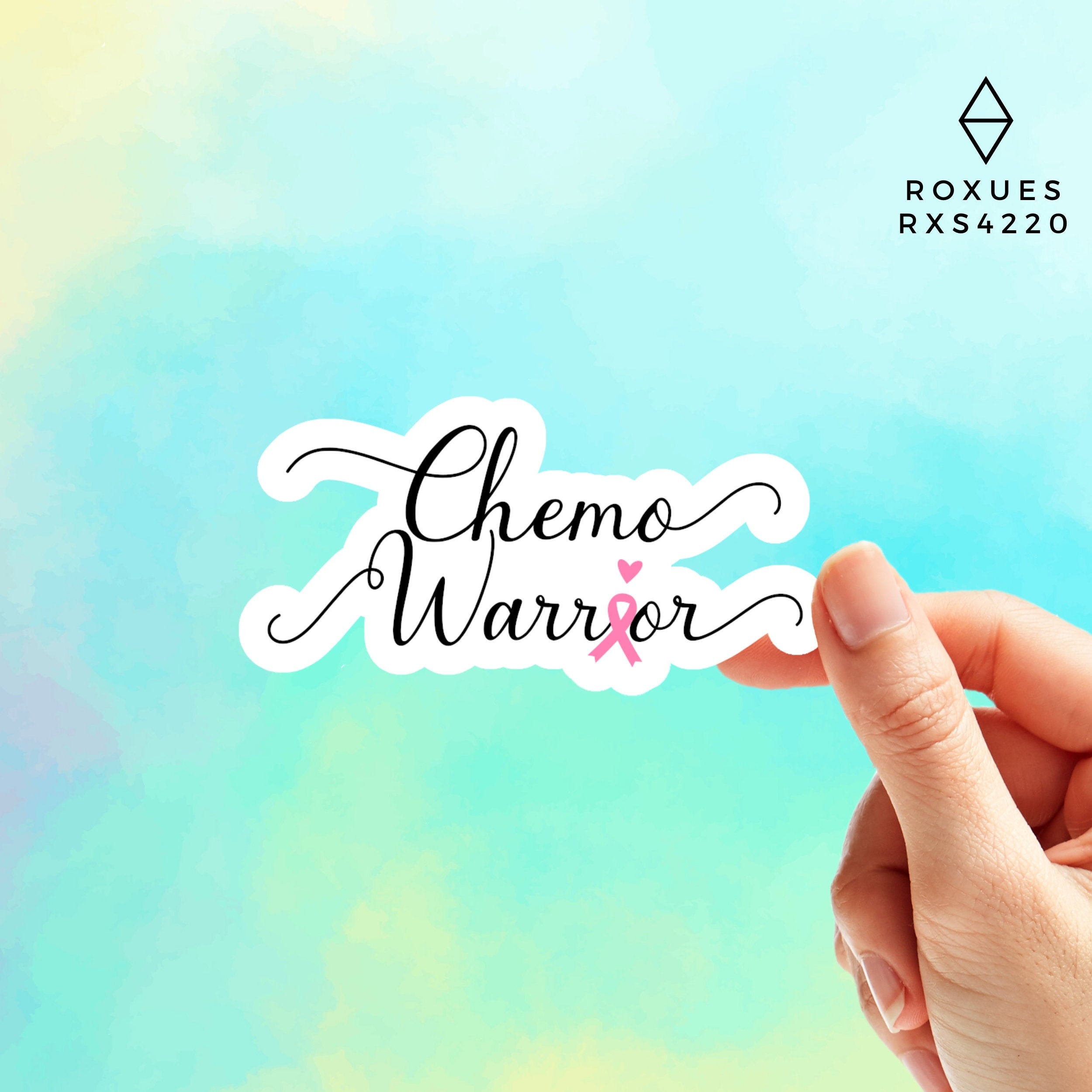 Chemo Warrior Sticker Faith Sticker Vinyl Sticker Laptop - Etsy