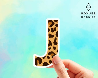 Letter J Leopard Print - Etsy