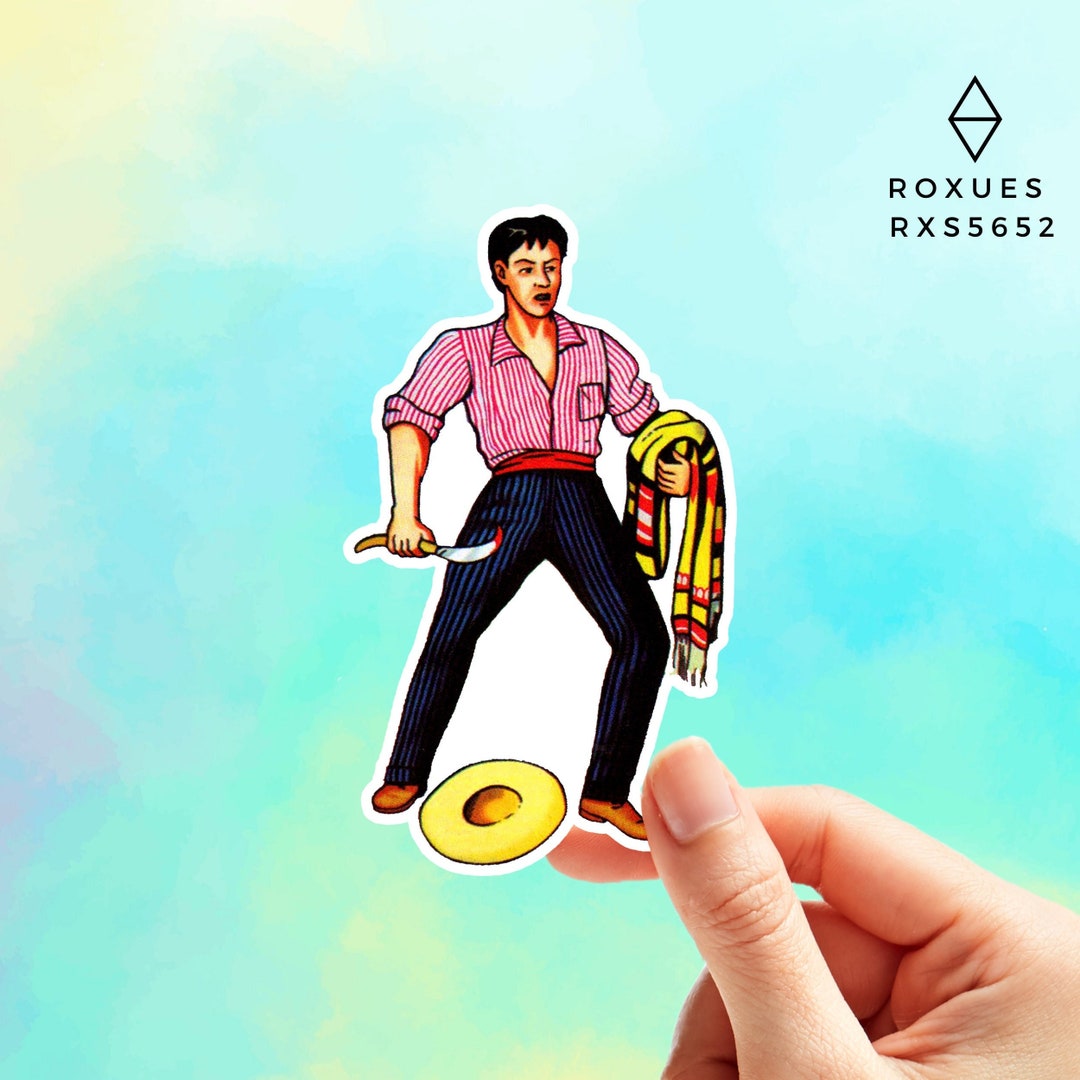 El Valiente Loteria Sticker Mexican Sticker Mexico Stickers Mexico ...