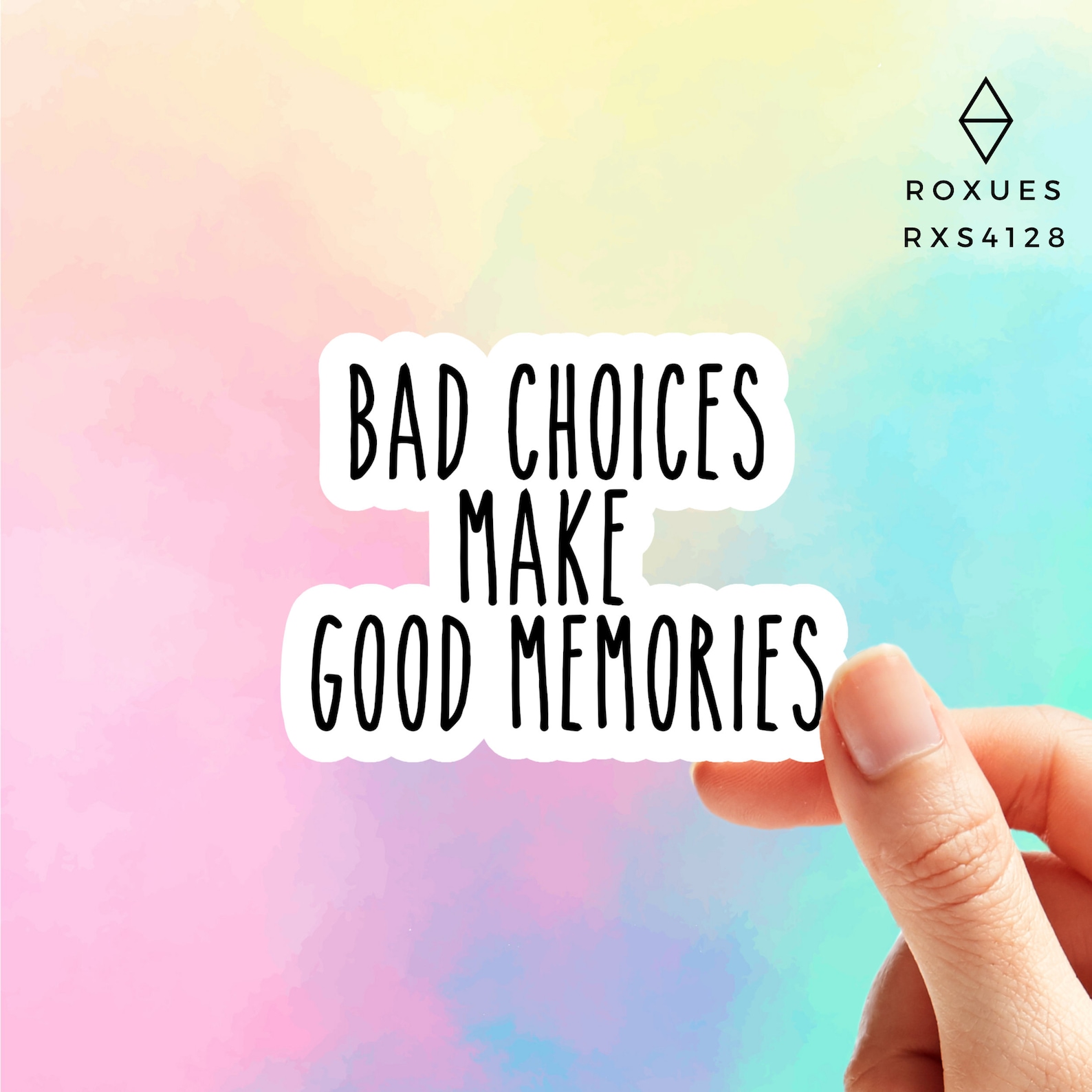 Bad Choices Make Good Memories Sticker Vinyl Sticker Laptop - Etsy