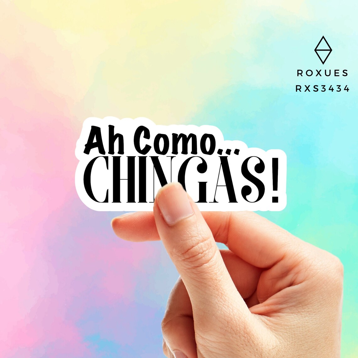 Ah Como Chingas Mexican Stickers Mexico Stickers Mexican - Etsy