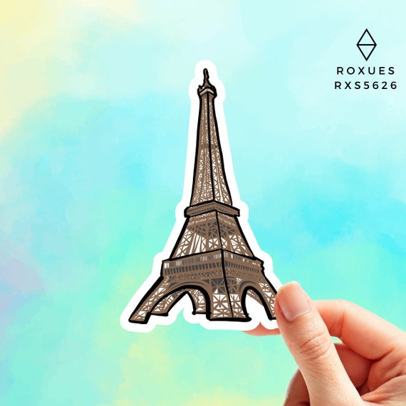 Eiffel Tower Sticker Travel Monuments Sticker Monuments - Etsy