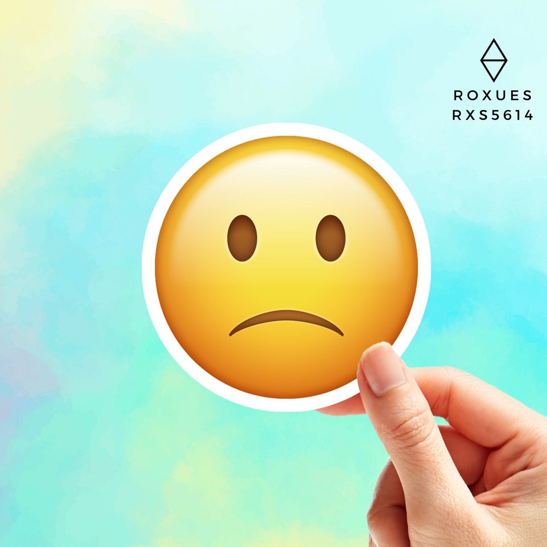 Unhappy Emoji Sticker, Emoji Faces, Cool Stickers, Whatsapp Emojis ...
