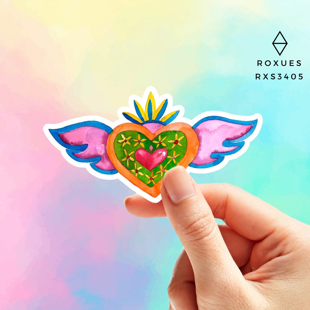 Heart Mexican Stickers Mexico Stickers Mexican Heart Mexican Fiesta ...