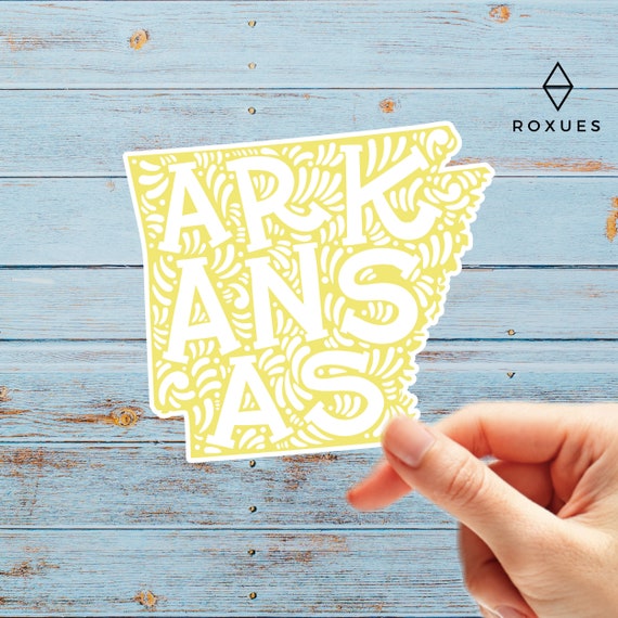 ARKANSAS State VINYL STICKER Stickers for Laptop Laptop | Etsy