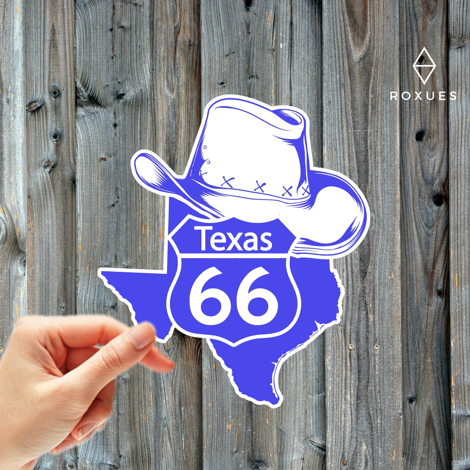 Texas State Route 66, Stickers for Laptop, Laptop Decals, State ...