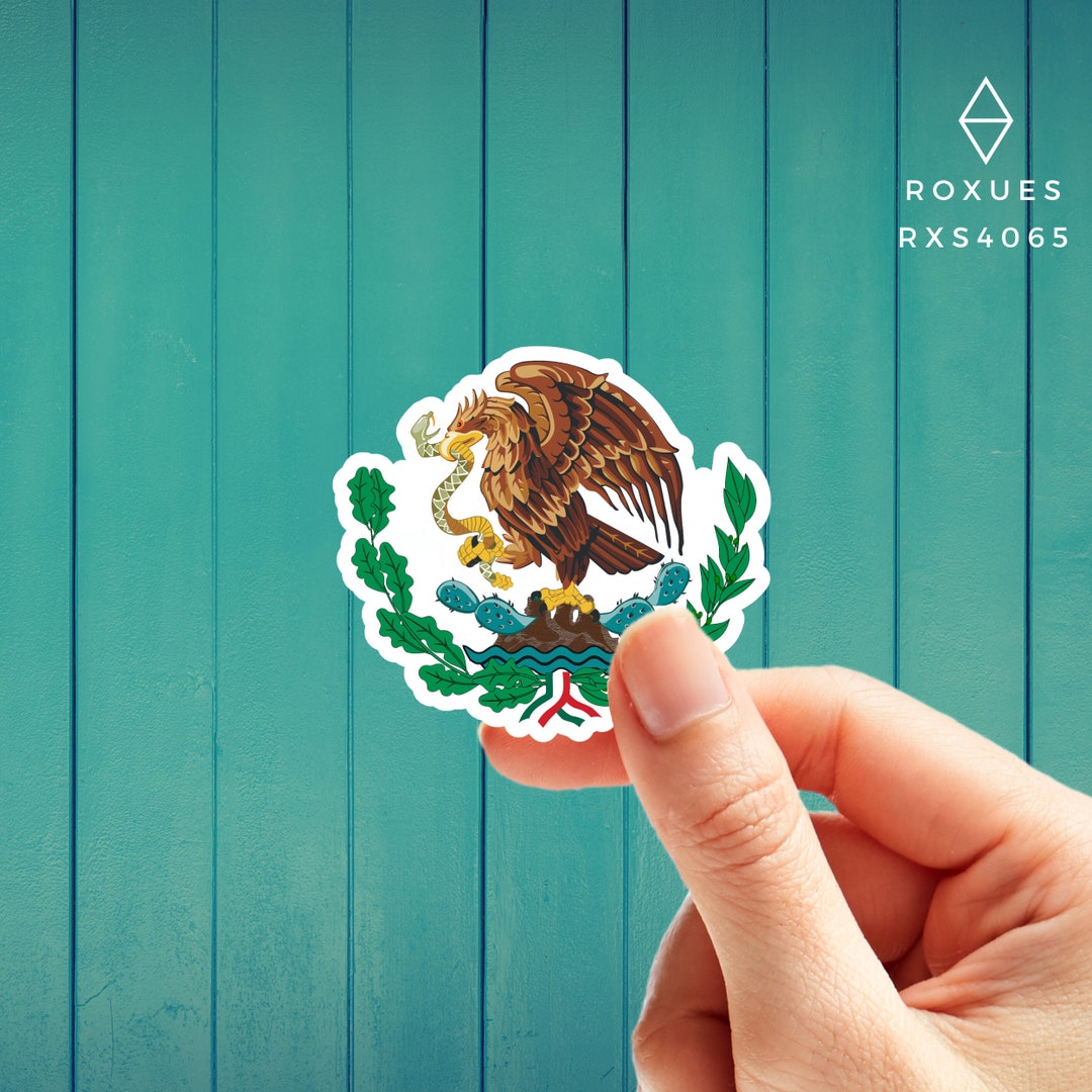 Mexican Emblem Sticker, National Symbol, Frida Kahlo Sticker, Frida ...