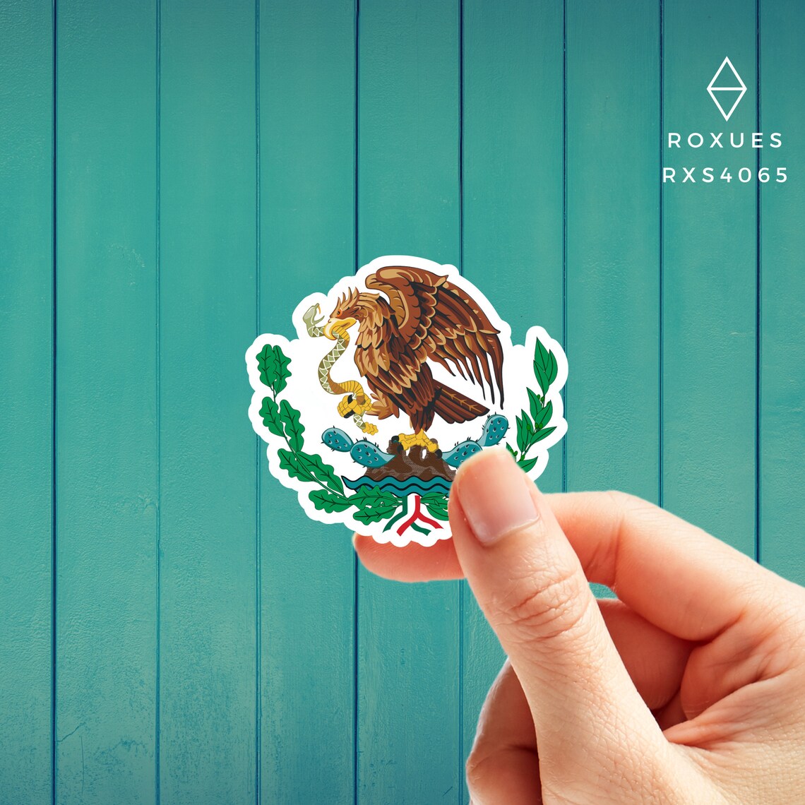 Mexican Emblem Sticker National Symbol Frida Kahlo Sticker - Etsy