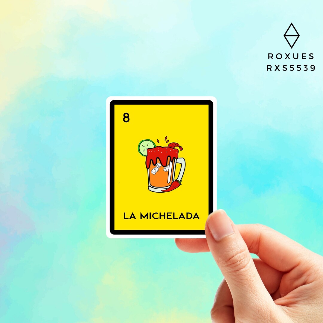 La Michelada Loteria Sticker Mexican Stickers Mexico Stickers Mexico ...