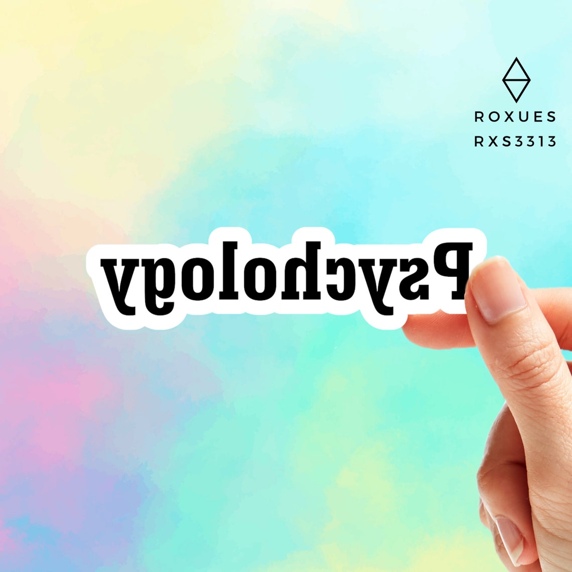 Reverse Psychology Vinyl Sticker Mental Sticker Macbook | Etsy