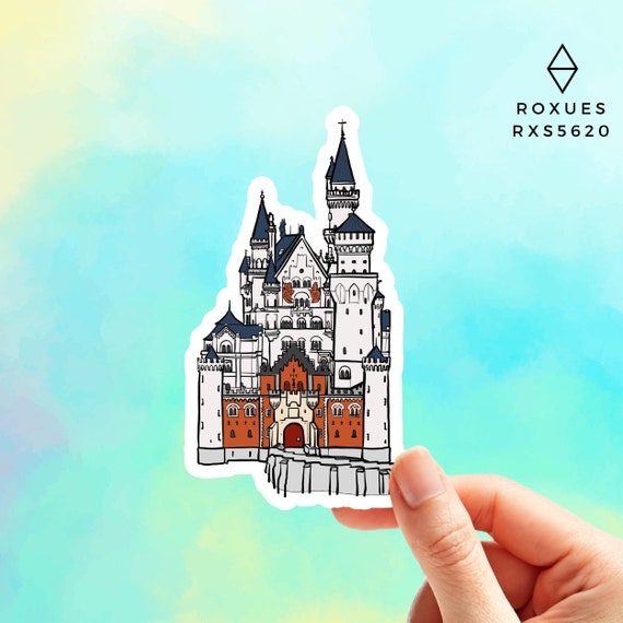 Neuschwanstein Sticker Travel Monuments Sticker Monuments - Etsy