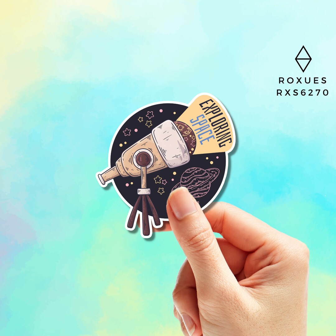 Exploring Space Sticker, Nasa Sticker Solar System Sticker Planets ...