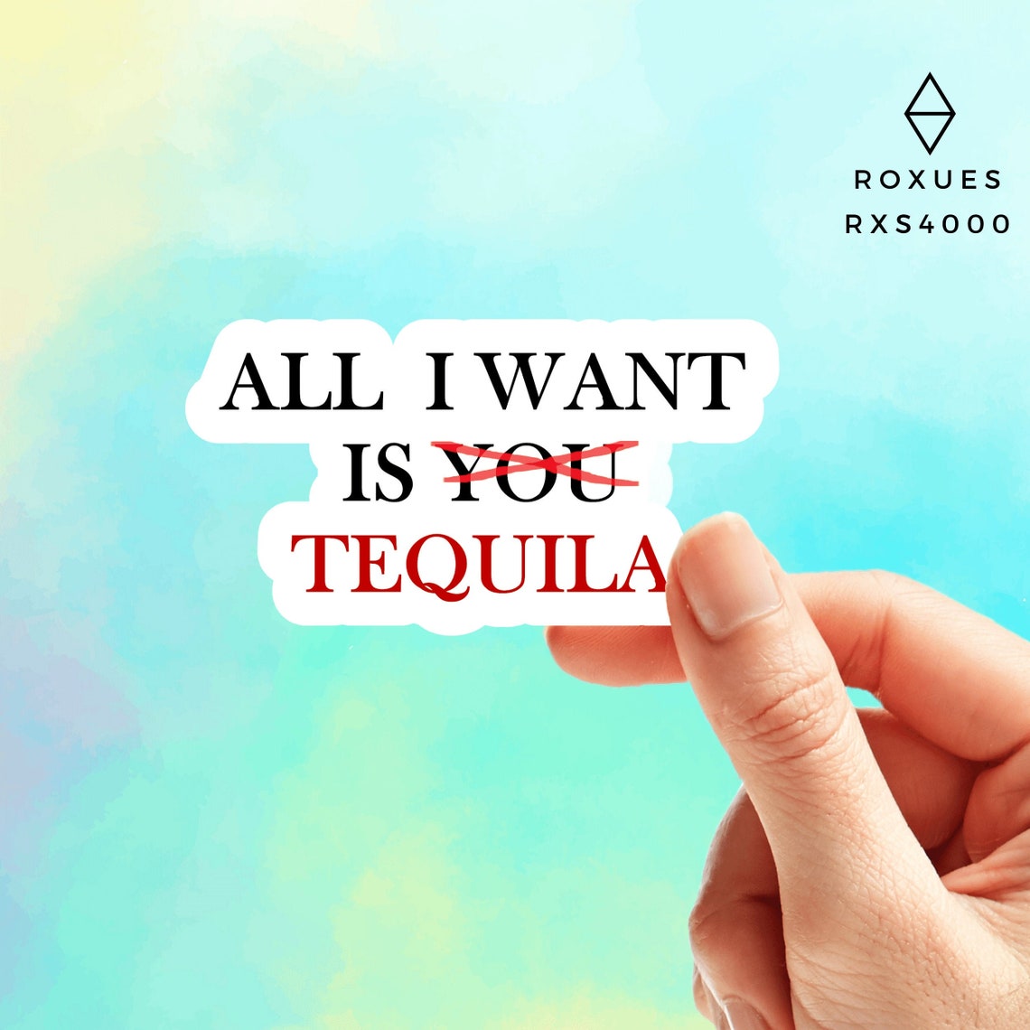 All I Want is Tequila Sticker, Tequila Sunrise Sticker, Phrases Sticker ...