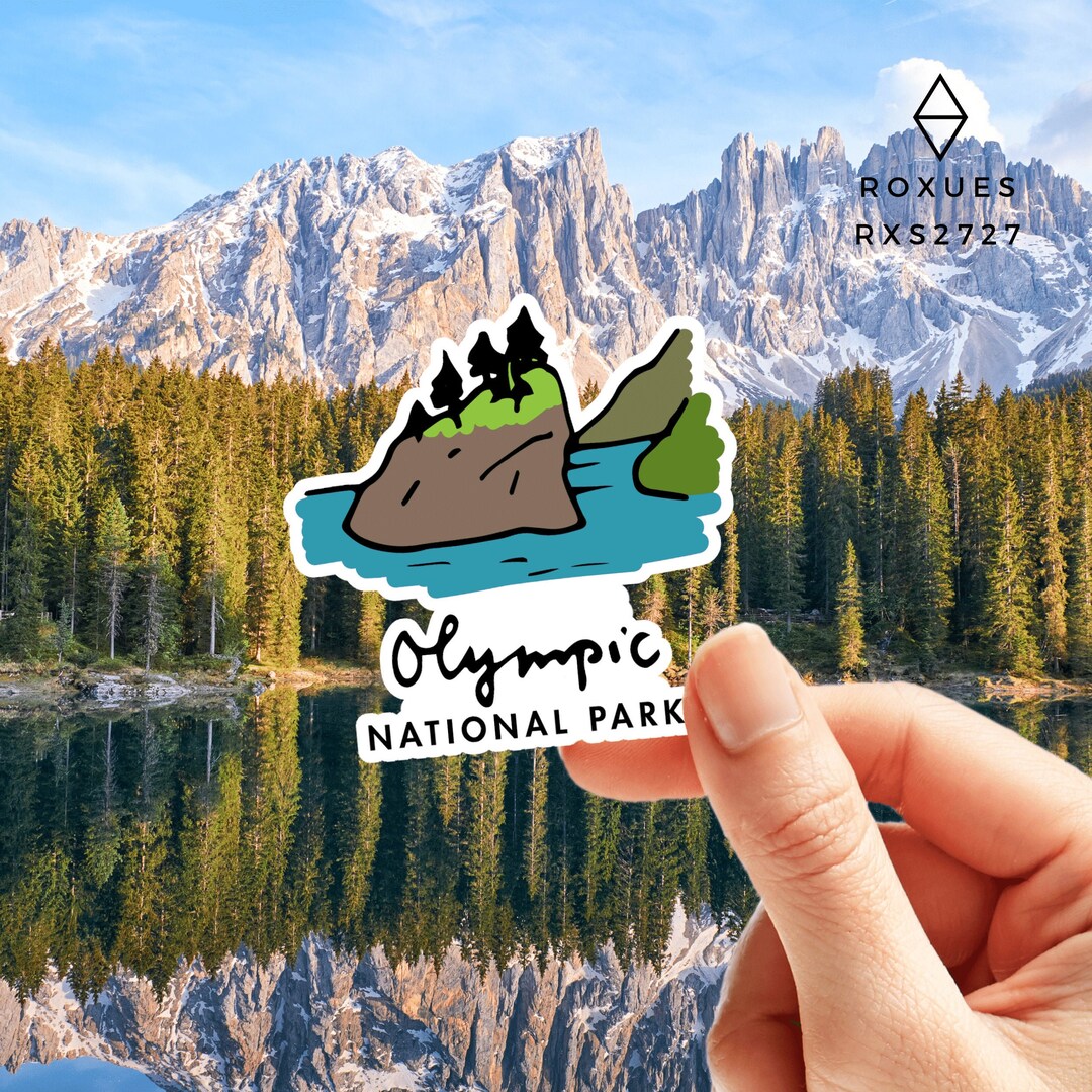 Olympic National Park VINYL STICKER, Stickers for Laptop, Laptop Decals ...