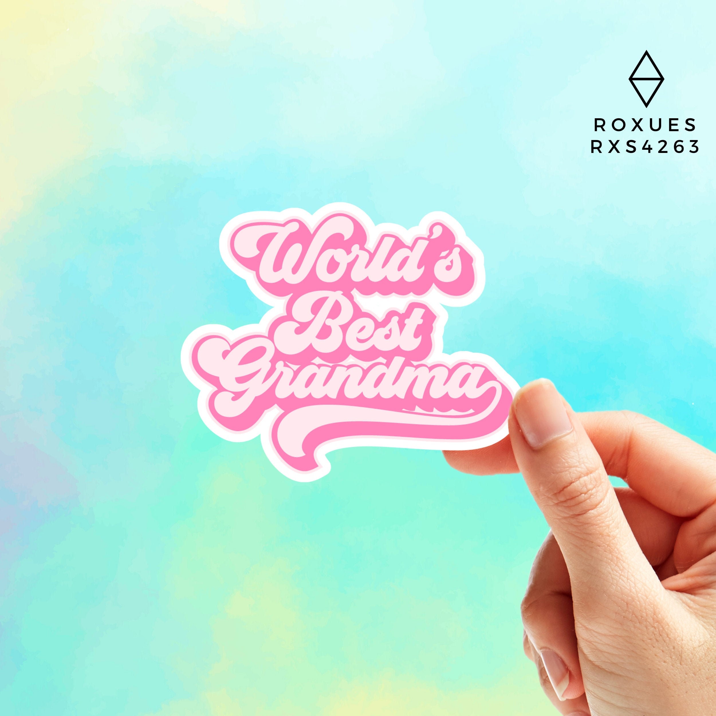 Grandma Sticker Best Grandma Decal Grandma Gift Grandma | Etsy