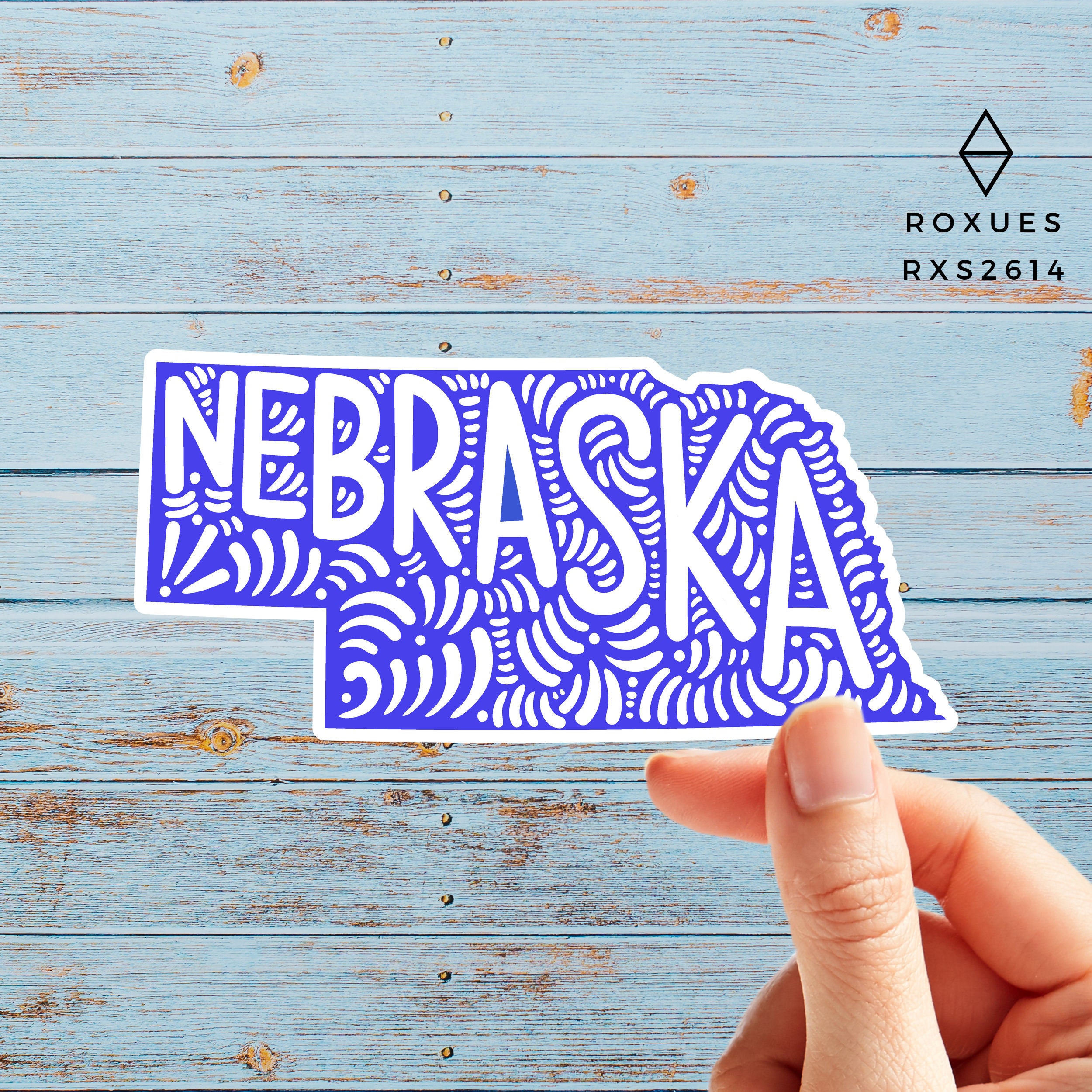 Nebraska State Sticker | Nebraska Pride | Nebraska State | Travel ...