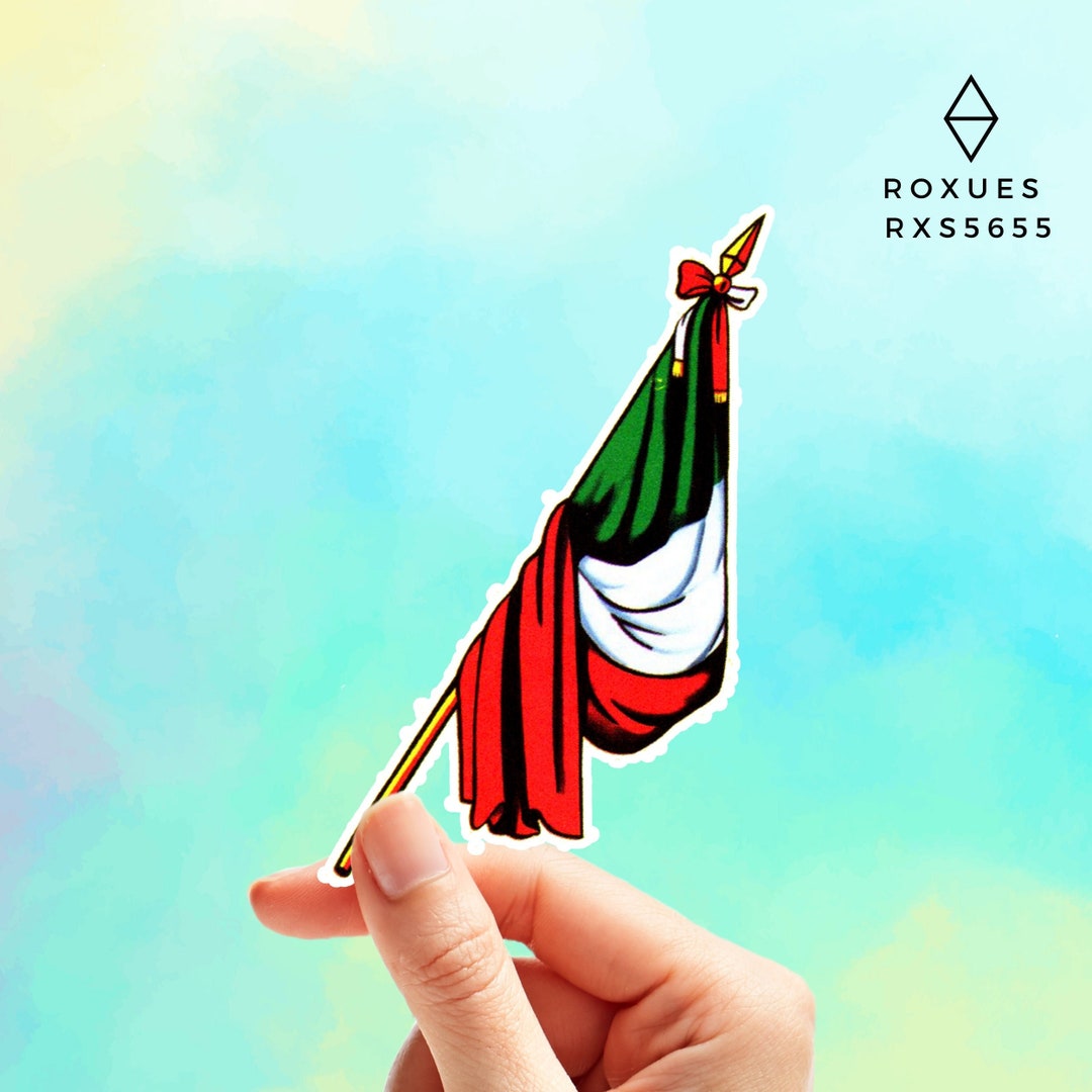 La Bandera Loteria Sticker Mexican Stickers Mexico Stickers Mexico ...