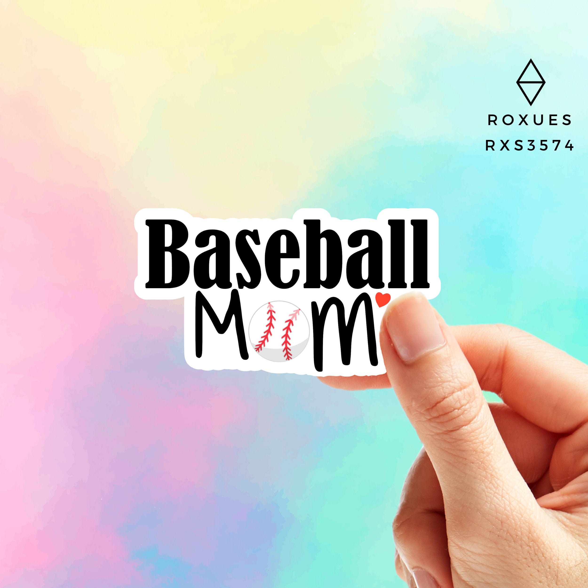 Baseball Mom Sticker Sports Mom Pride Baseball Water Bottle | Etsy