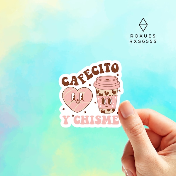 Cafecito Y Chisme Sticker - Etsy