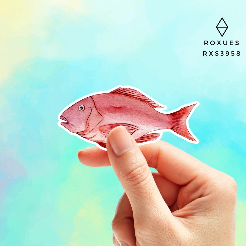 Fish Sticker Fish Decal Fishing Sticker Fishing Vinyl - Etsy