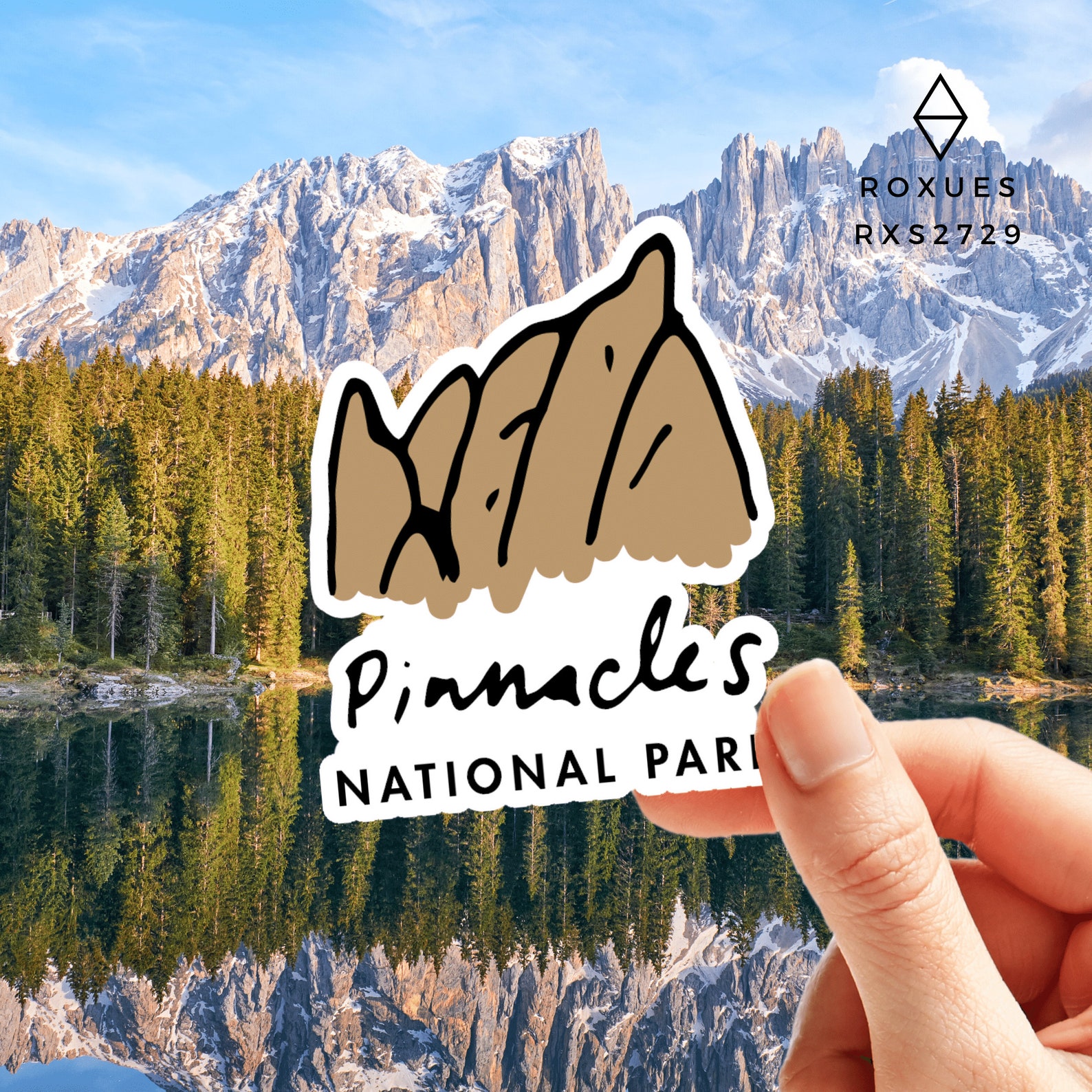 Pinnacles National Park VINYL STICKER Stickers for Laptop | Etsy