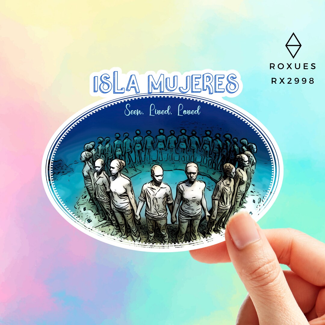 Isla Mujeres Stickers, Cancun Stickers, Mexico, Travel Stickers ...