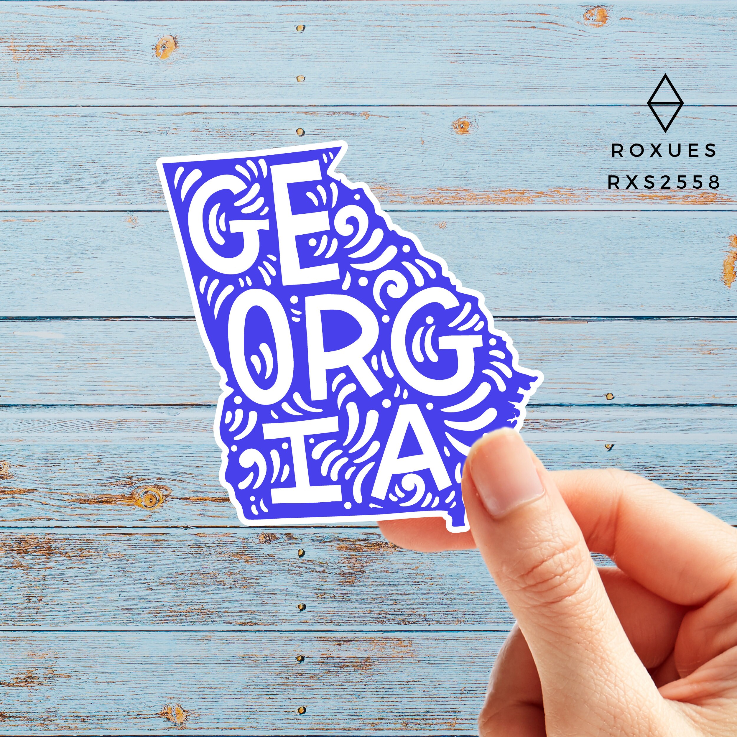 GEORGIA State VINYL STICKER Stickers for Laptop Laptop | Etsy