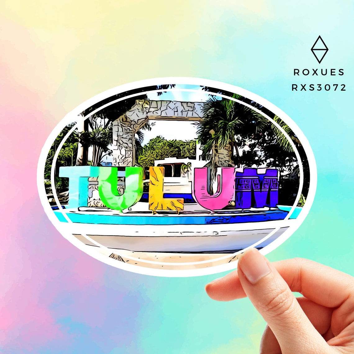 Tulum Stickers Cancun Stickers Mexico Travel Stickers - Etsy