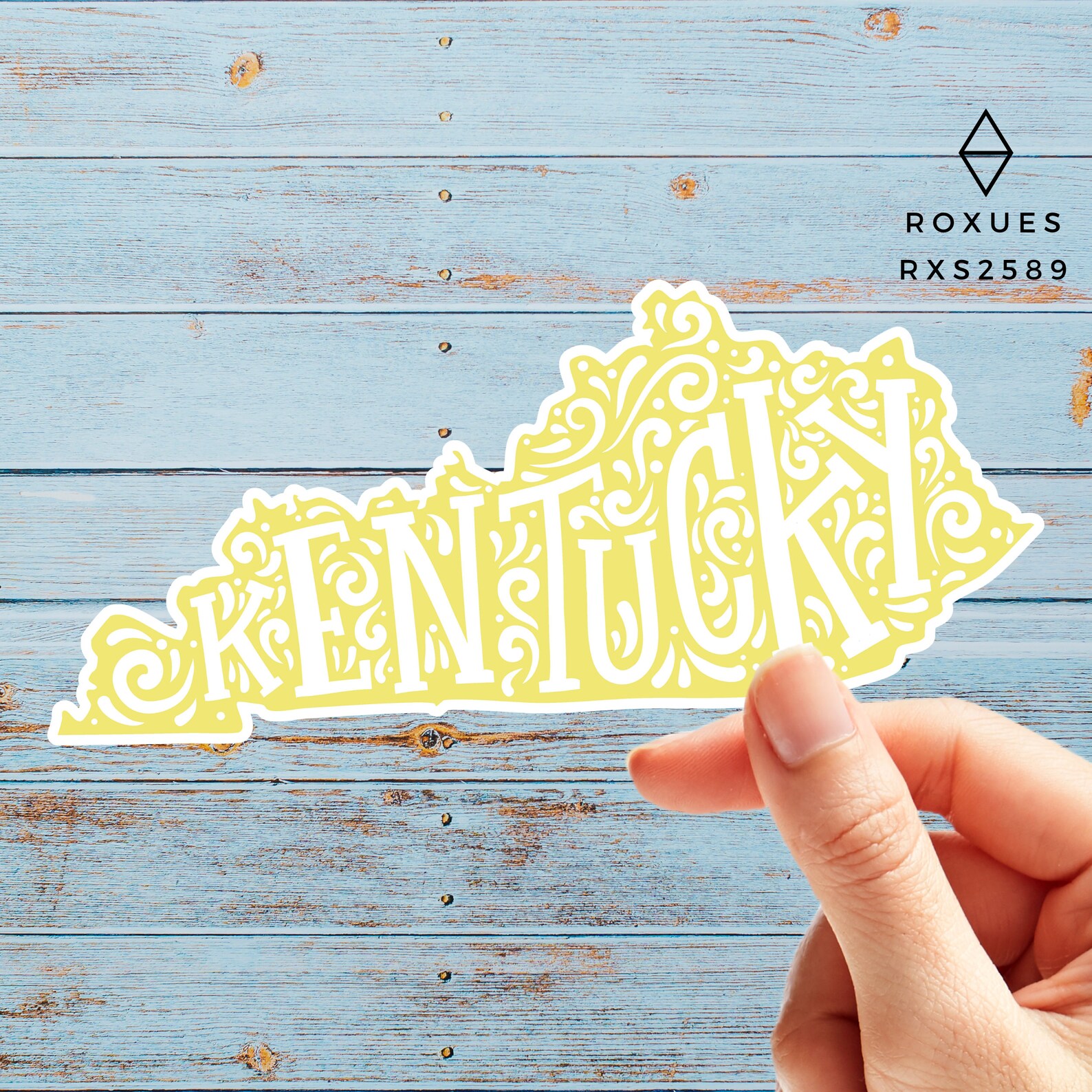 Kentucky State Sticker Kentucky Travel Sticker Kentucky | Etsy