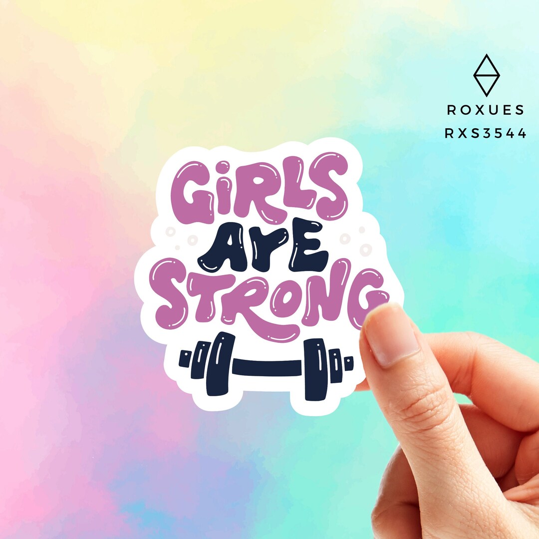 Girls Are Strong Girl Power Decal, Women Female Empowerment, Feminist ...