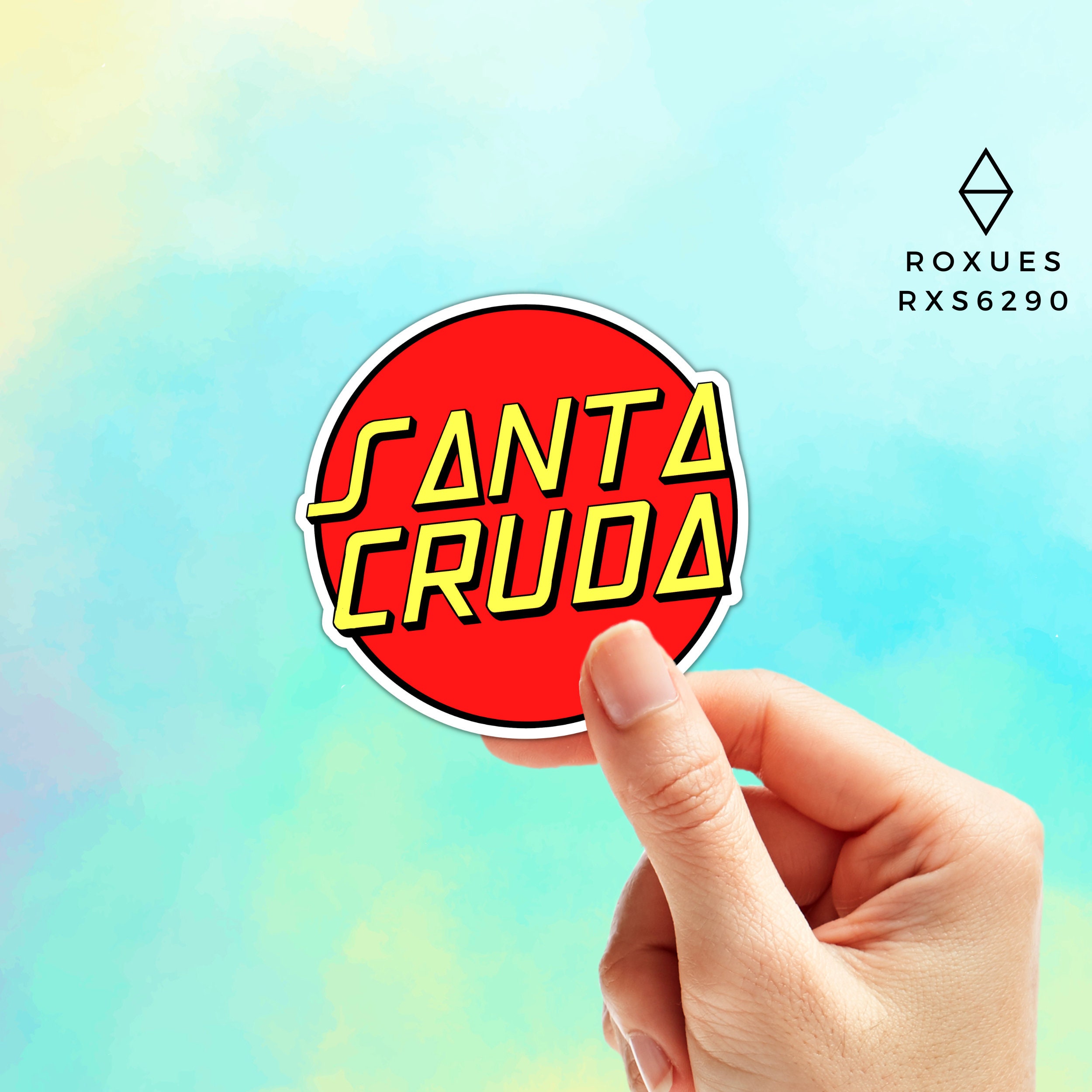 Santa Cruda Sticker Mexican Sticker Mexico Sticker Mexican - Etsy