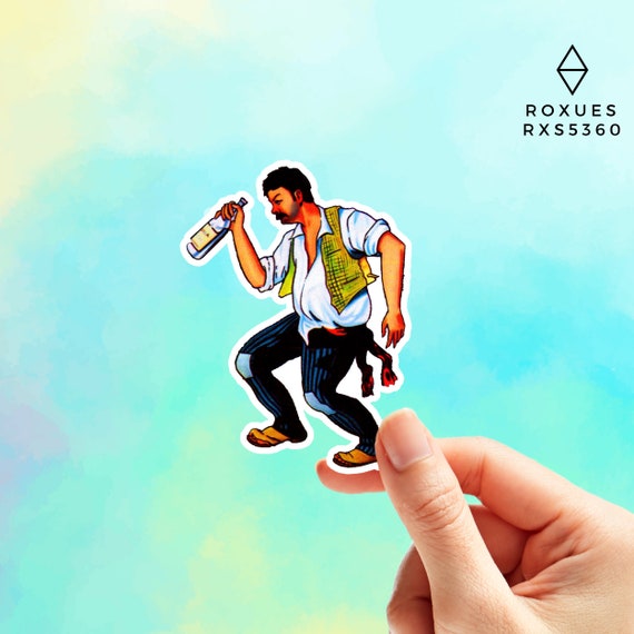 El Borracho Loteria Sticker Mexican Stickers Mexico Stickers - Etsy