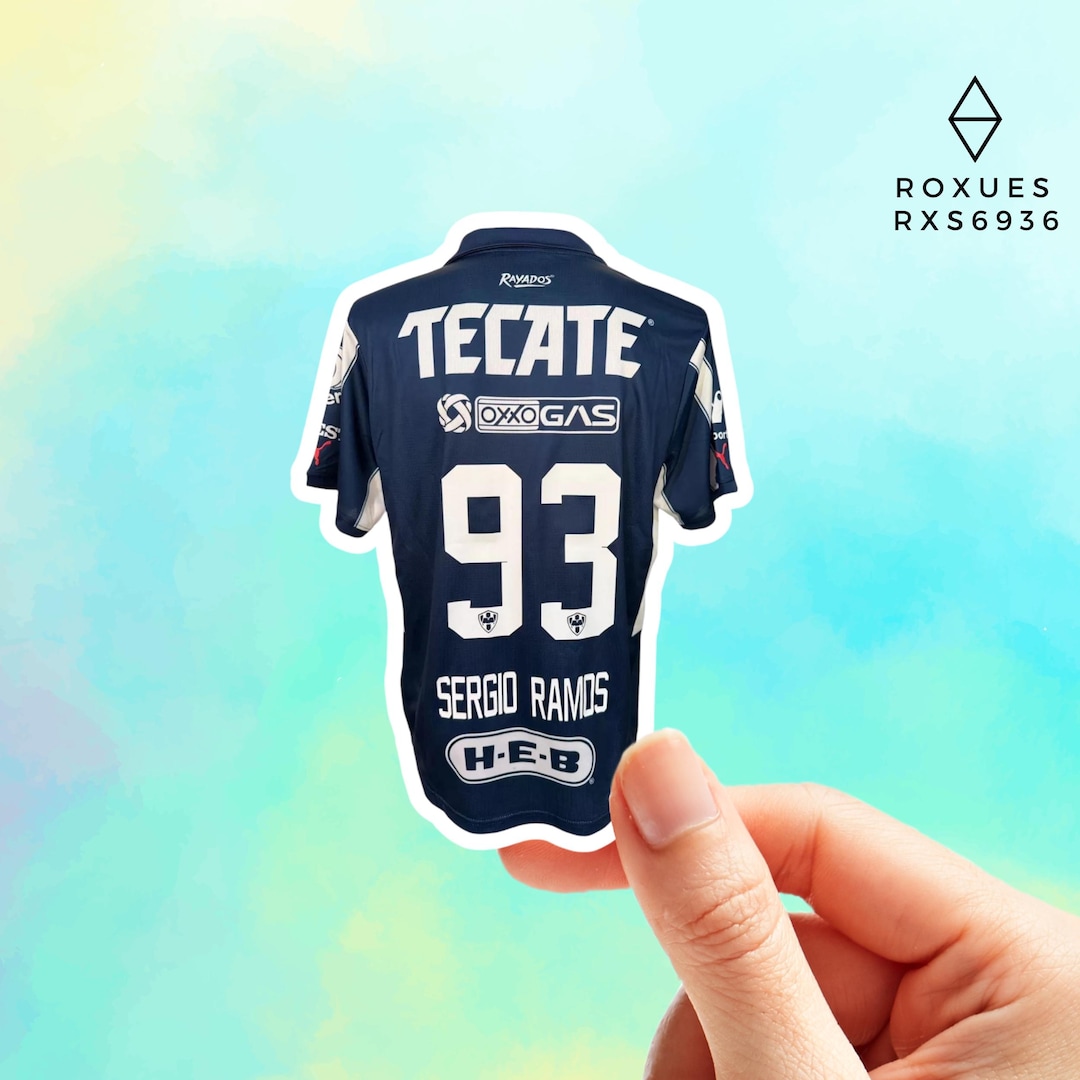 Sergio Ramos Sticker, Rayados Sticker, Monterrey Sticker, Soccer ...
