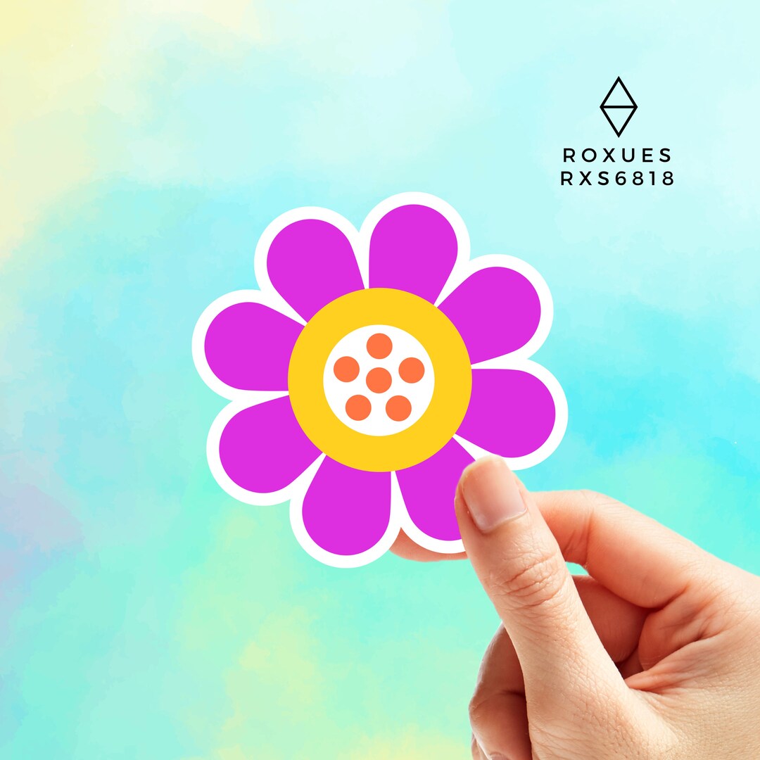 Otomi Art Sticker, Mexican Sticker, Flower Decal Sticker, Mexican ...