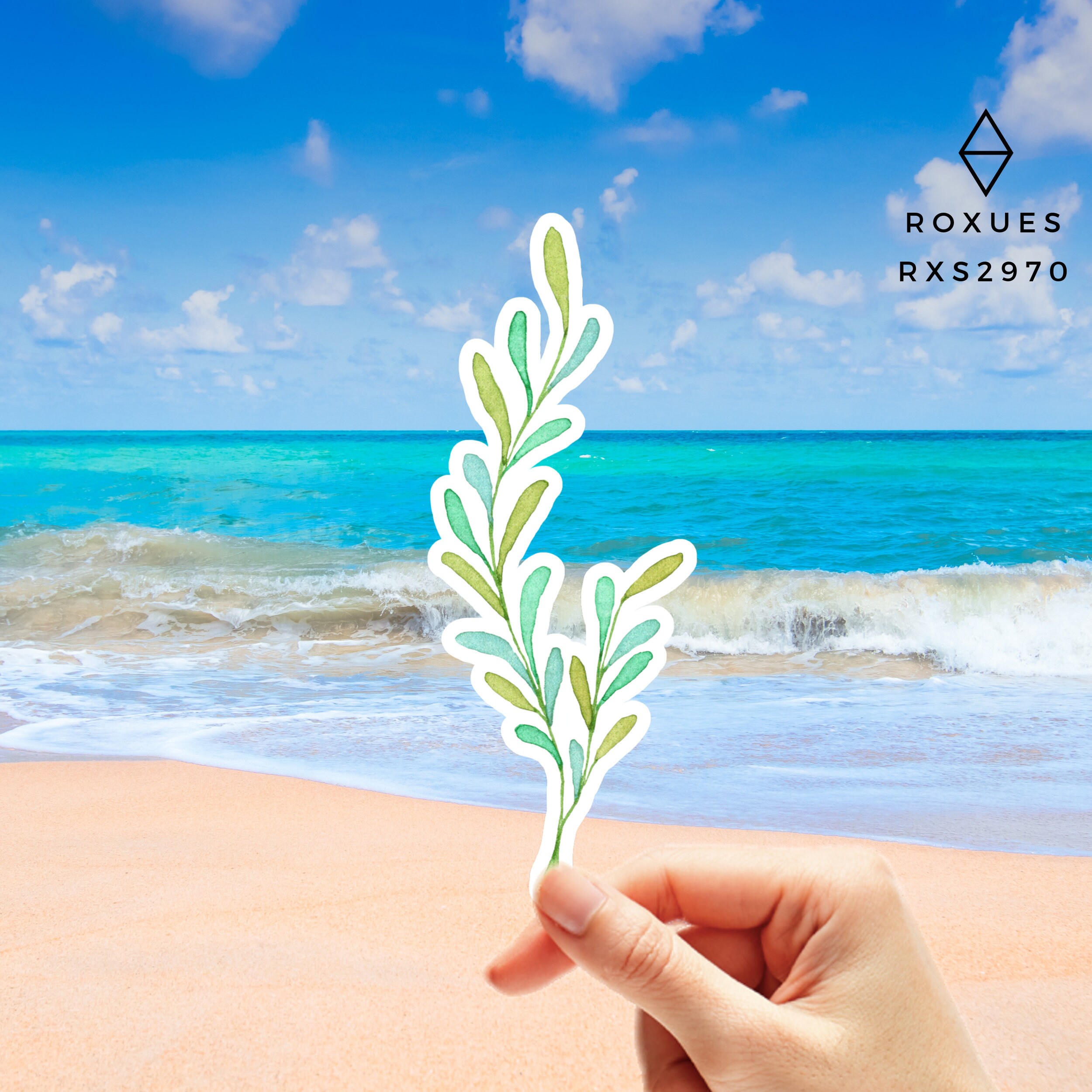 Ocean Sticker Water Bottle Sticker Laptop Sticker Beach - Etsy