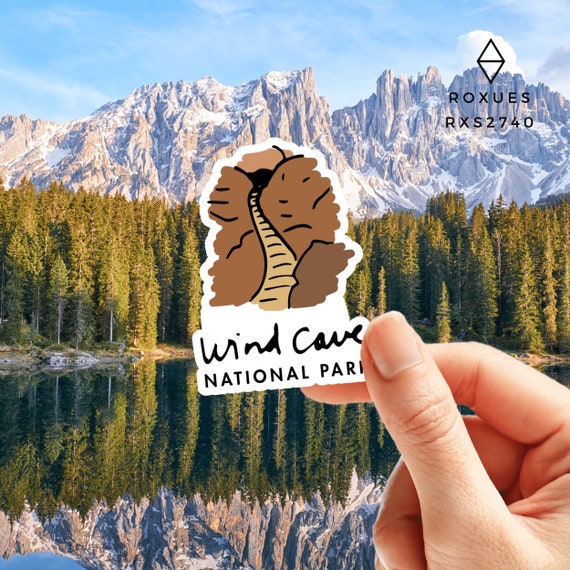Wind Cave National Park VINYL STICKER Stickers for Laptop | Etsy