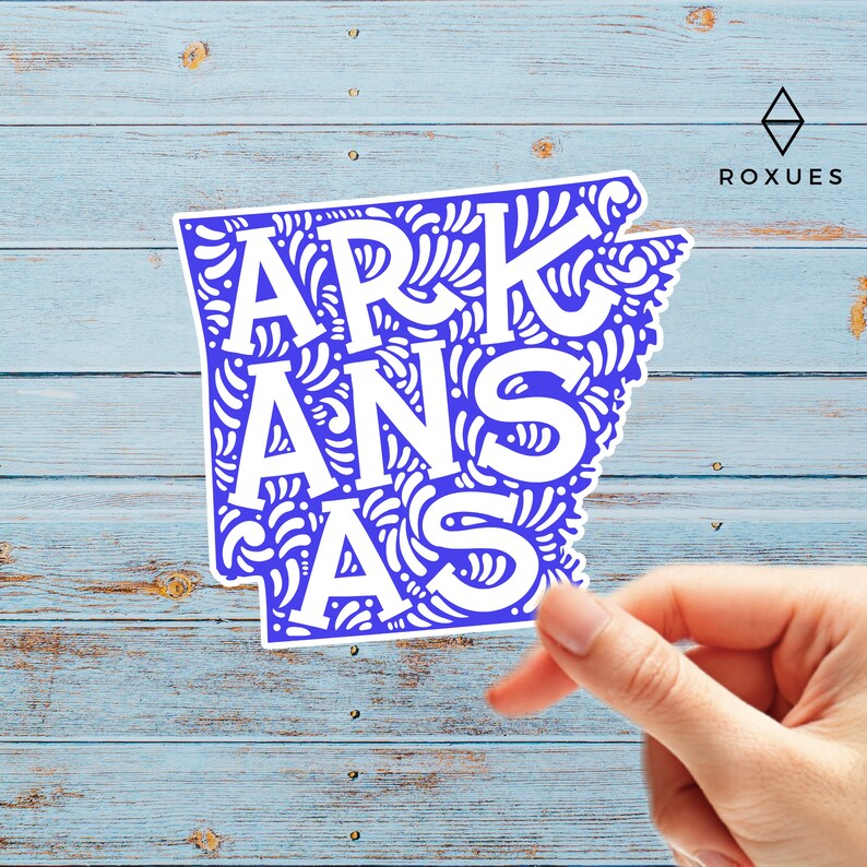 ARKANSAS State VINYL STICKER Stickers for Laptop Laptop | Etsy