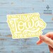 Iowa State Iowa Sticker Iowa Pride Iowa Outline Travel Sticker - Etsy