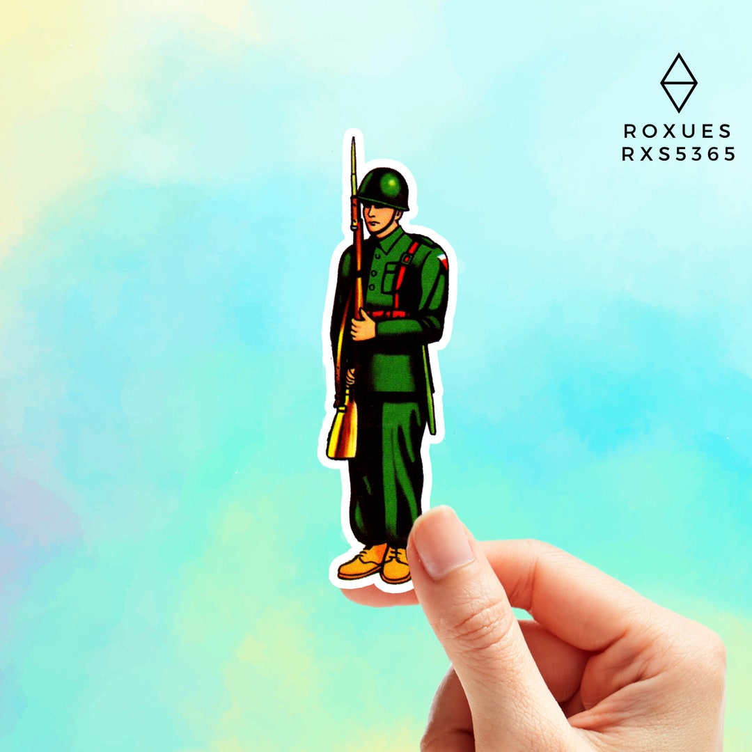 El Soldado Loteria Sticker Mexican Stickers Mexico Stickers Mexico ...