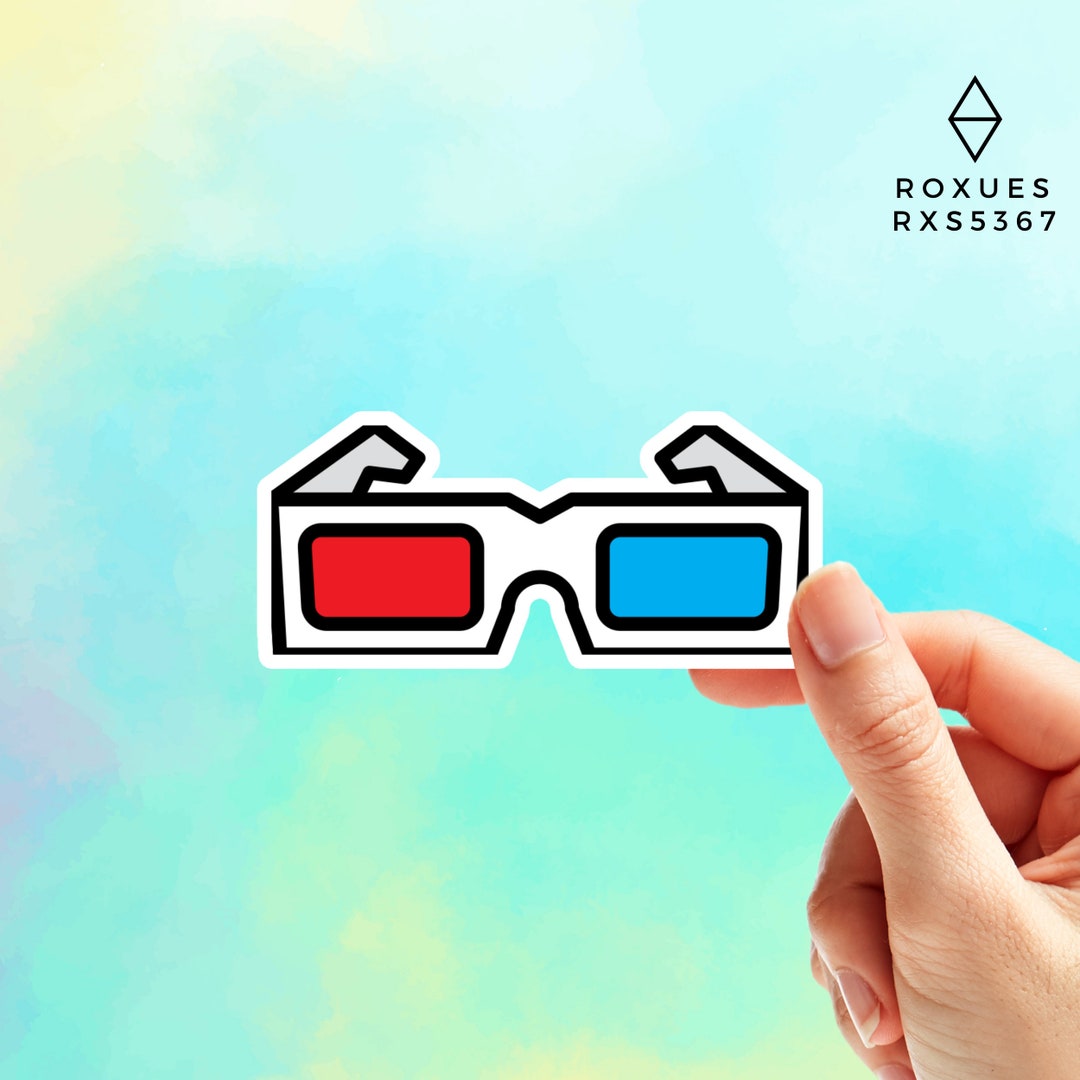 3D Glasses Sticker Sunglasses Sticker Laptop Sticker Water - Etsy.de