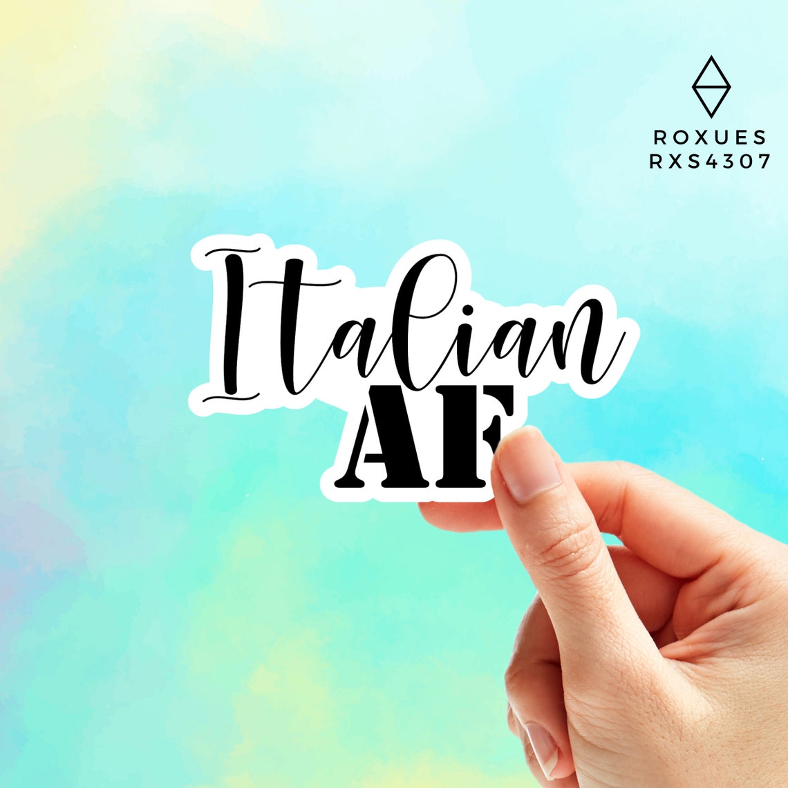 Italian AF Sticker Italia Sticker Vinyl Decal Macbook Laptop - Etsy