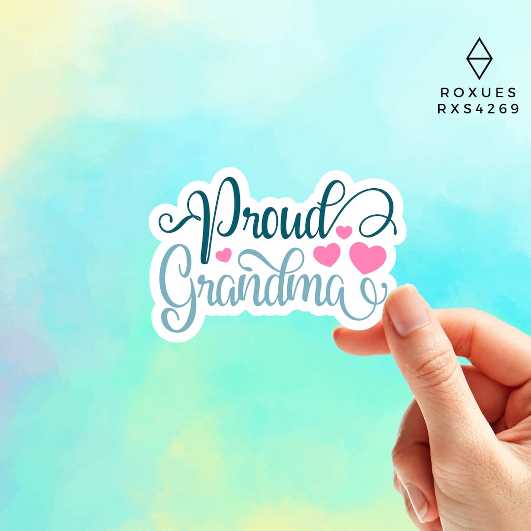 Grandma Sticker | Best Grandma Decal | Grandma Gift | Sticker for ...