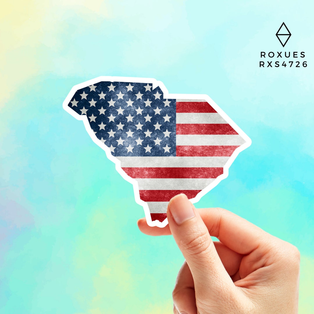 South Carolina State VINYL STICKER, Stickers for Laptop, Laptop Decals ...