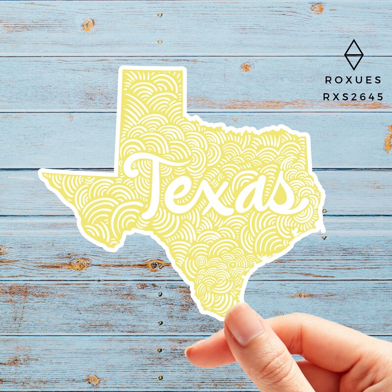 Texas State Texas Sticker Texas Pride Texas Outline Travel - Etsy Italia
