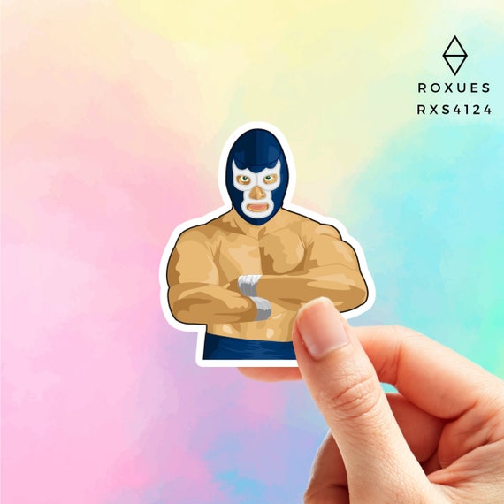 Blue Demon Sticker Mexican Sticker Mexico Sticker Mexican | Etsy