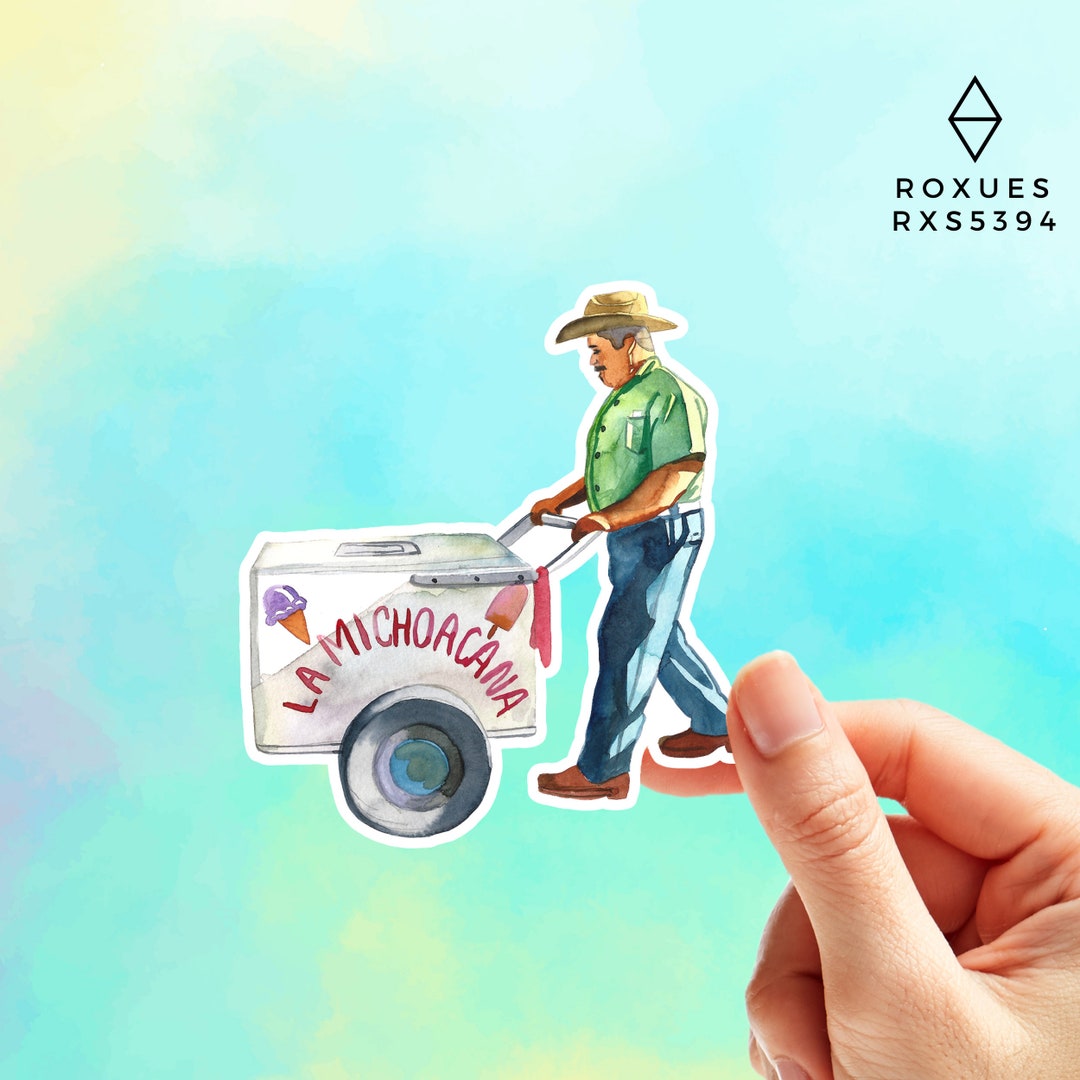 La Michoacana Sticker Mexican Stickers Mexican Food Mexico Stickers ...