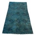 3x6 Blue Distressed Tribal Vintage Accent Rug, Oriental Turkish ...