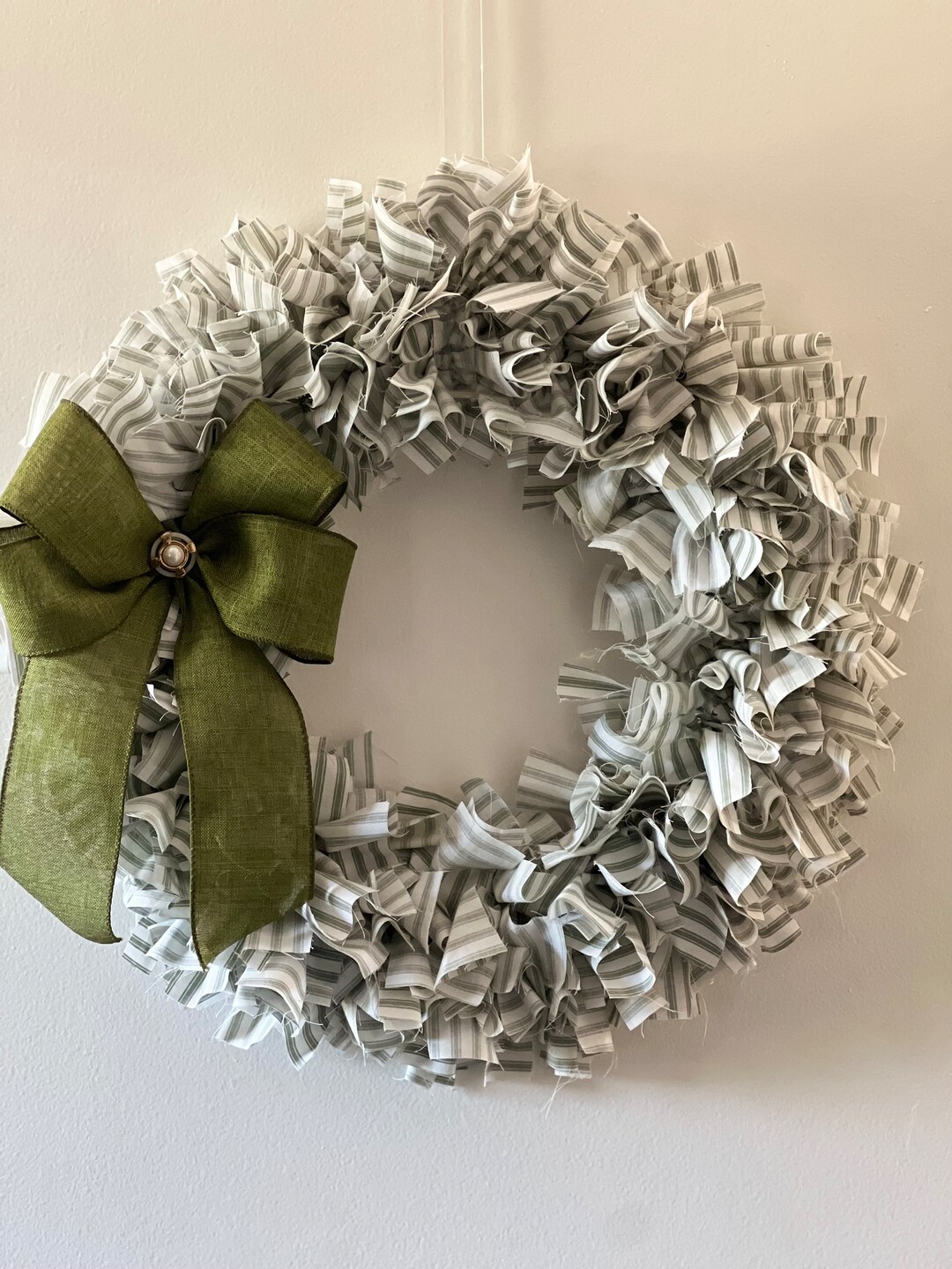 Fabric Spring Floral Farmhouse Country Door Wreath - Etsy