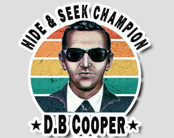 Db Cooper Stickers - Etsy