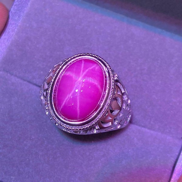 Star Ruby Ring - Etsy